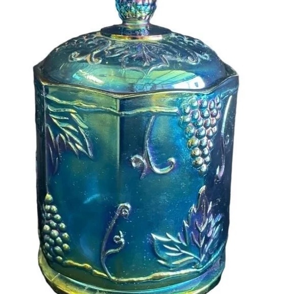 Carnival Glass | Kitchen | Vintage Carnival Glass Large Water Pitcher ...